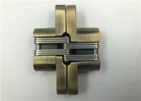 China Professional Durable Concealed Cabinet Hinges Antique Brass Finish for sale