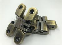 China Professional Durable Concealed Cabinet Hinges Antique Brass Finish for sale