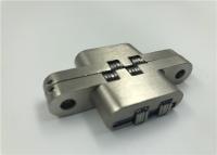 China Satin Nickel Concealed Invisible Hinges For Wardrobe Door Cupboard Door for sale