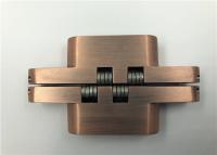 China Antique Copper Heavy Duty Invisible Hinge For 30mm Thick Interior Wooden Door for sale