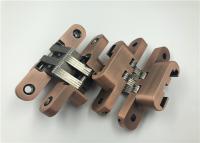 China Antique Copper Heavy Duty Invisible Hinge For 30mm Thick Interior Wooden Door for sale