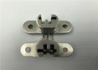 China Mini Wooden Box SOSS Invisible Hinge Satin Nickel 180 Degree 13x45x9mm for sale