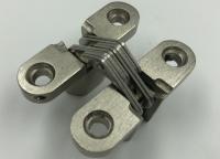 China Mini Wooden Box SOSS Invisible Hinge Satin Nickel 180 Degree 13x45x9mm for sale