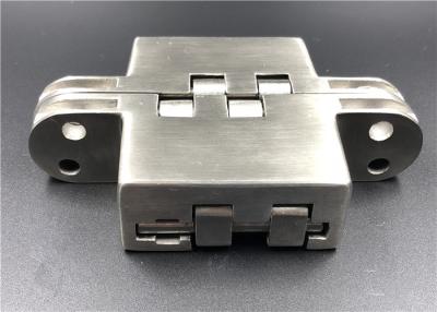 China Mortise Mount Concealed Invisible Hinges With Wide Stronger Connecting Arms for sale