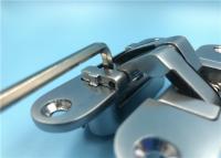China Pearl Chrome Left Open Concealed Hinges For Interior Doors 35mm Thickness for sale