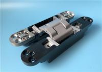 China 40mm Casting Zinc alloy 3D Concealed Hinges Chrome Painted Surface Finish for sale