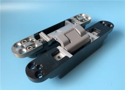 China 40mm Casting Zinc alloy 3D Concealed Hinges Chrome Painted Surface Finish for sale