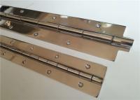 China Polished SS Continuous Piano Hinge for Subway Metro Channel Gate Toolbox for sale