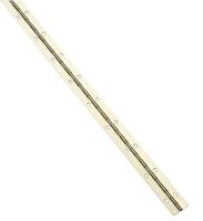 China Durable Indoor Door Brass Long Heavy Duty Piano Hinge With Screw Holes for sale