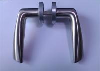 China 304 Stainless Steel External Door Handles , Casting Solid Ss Door Handles for sale