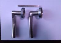 China Casting Solid Stainless Steel Door Handles Metal Door Security Door Handle for sale