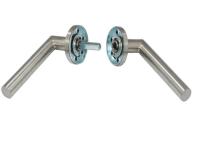 China Modern Commercial Door Handles Stainless Steel Door Levers Light weight for sale