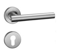 China Antirust Satin Stainless Steel Door Handles For 40mm Min Door Thickness for sale
