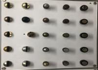 China Dome Type Interior Door Stops Solid Stainless Steel Wall Mounted Door Stop for sale