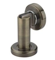 China Round Magnetic Catchinterior Door Stops Zinc Alloy Body Mounted On Wall Door for sale