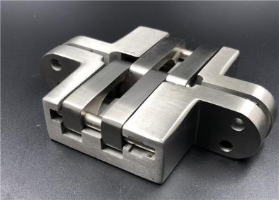 China Polished Small SOSS Hinges / Concealed Invisible Hinges 28x118x22mm for sale