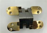 China Gold 180 Degree Concealed Hinge / Industrial Concealed Cabinet Hinges for sale