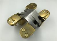 China High Sensory Stainless Steel Concealed Hinges With PVD Surface Finishing for sale