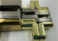 China Front Door Stainless Steel Concealed Hinges With PVD And GP Coated for sale
