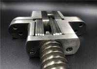 China Spring Closing Stainless Steel Concealed Hinges Polished Surface Finishing for sale