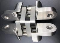 China Casting SS 304 Adjustable Soss Hinges / Invisible Hinges For Cabinet Doors for sale