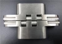 China Flexible Stainless Steel Concealed Hinges For Solid Wood Doors 180° for sale