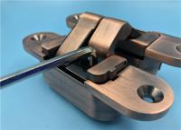 China Antique Copper Adjustable Concealed Hinges For Interior Wooden Door for sale