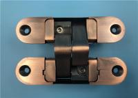 China Antique Copper Adjustable Concealed Hinges For Interior Wooden Door for sale