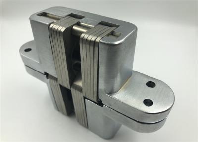 China Mortise Mount SOSS Invisible Hinge For Inset Doors Satin Chrome Finishing for sale