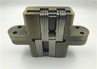 China Antique Brass Concealed Cabinet Hinges / Zinc Alloy Hidden Closet Door Hinges for sale