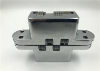 China Zinc Alloy SOSS Hidden Hinges , Mirror Chrome Mini Concealed SOSS Hinge for sale