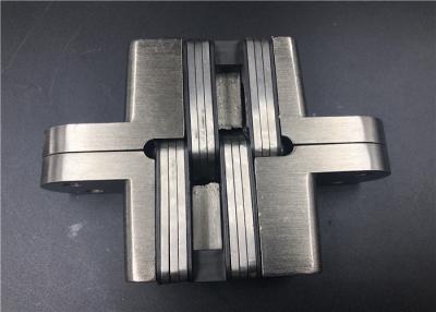 China Satin Nickel Nylon SOSS 216 Invisible Hinge / SOSS Type Hinges 180° for sale