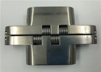 China Flexible Heavy Duty Invisible Hinge With Brushed Nickel Surface Finish for sale