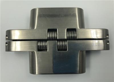China Flexible Heavy Duty Invisible Hinge With Brushed Nickel Surface Finish for sale