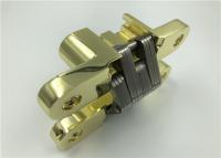 China Flush Look SOSS Hinges For Hidden Doors Gold Plated Surface Finishing for sale