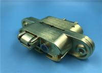 China Satin Brass Concealed Gate Hinges / Industrial 180 Degree Door Hinge for sale
