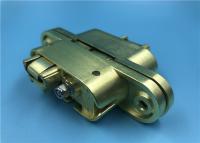 China Satin Brass Heavy Duty Invisible Door Hinges / Left Open SOSS Invisible Hinges 208 for sale
