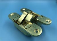 China Satin Brass Heavy Duty Invisible Door Hinges / Left Open SOSS Invisible Hinges 208 for sale