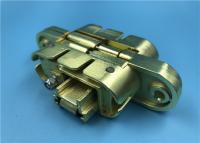 China Satin Brass Heavy Duty Invisible Door Hinges / Left Open SOSS Invisible Hinges 208 for sale