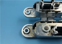 China Satin Chrome 3D Concealed Hinges For Solid  Wood / Metal Door Left Open for sale