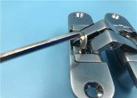 China Pearl Chrome Invisible Cabinet Hinges / Heavy Duty Concealed Mortise Hinge for sale