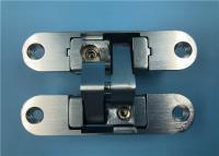 China Satin Chrome Mortise Mount Invisible Hinge For Residential Metal Door for sale
