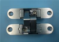 China Zinc Alloy 3D Concealed Hinges For Solid Wooden Doors / Swing Doors for sale