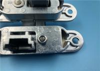 China Satin Chrome Heavy Duty Invisible Door Hinges / Right Open Concealed Gate Hinges for sale