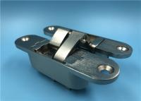 China Right Open 3D Concealed Hinges With Satin Nickel Surface Treatment for sale