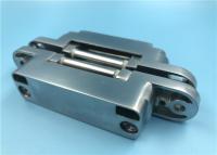 China Pearl Chrome Mortise Mount Invisible Hinge For Left And Right Open for sale