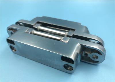 China Pearl Chrome Mortise Mount Invisible Hinge For Left And Right Open for sale