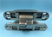 China Zinc Alloy Body 3D Concealed Hinges With Cover Caps 1000mm Width 40mm Thickness for sale