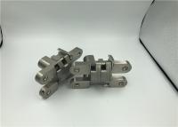 China Adjustable SOSS Type Invisible Spring Hinges With Zinc Alloy Body SS Center for sale