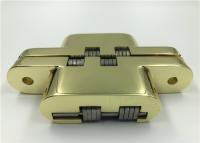 China High Security Invisible Spring Hinges Zinc Alloy Body SS Center 25*118*18mm for sale